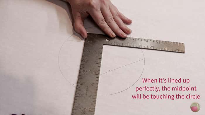Find the Center of a Circle the Easy Way | Heartwood Art