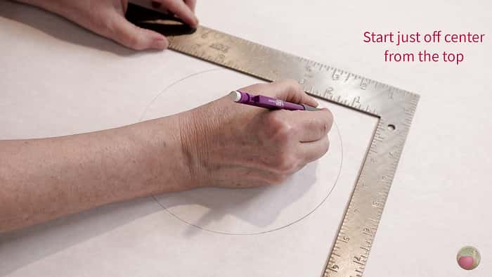 Find the Center of a Circle the Easy Way | Heartwood Art