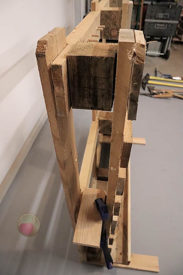 Pallet Garden Tool Storage | Heartwood Art