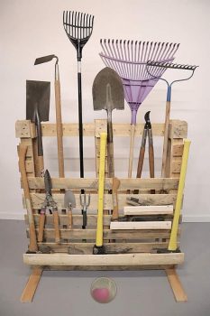 Pallet Garden Tool Storage | Heartwood Art