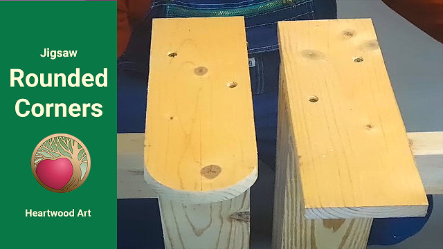 DIY Jigsaw Corner Rounding: Quick Method | Heartwood Art